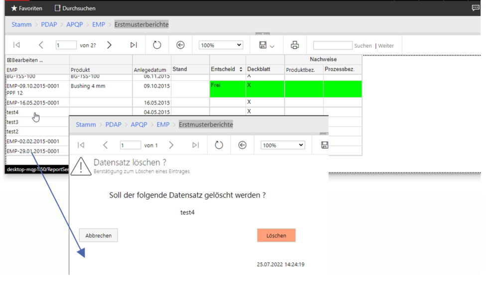 Erstmusterprüfbericht EMPB VDA-2-2020 angelehnt – PDAP - Qualitätsmanagement & Digitalisierung