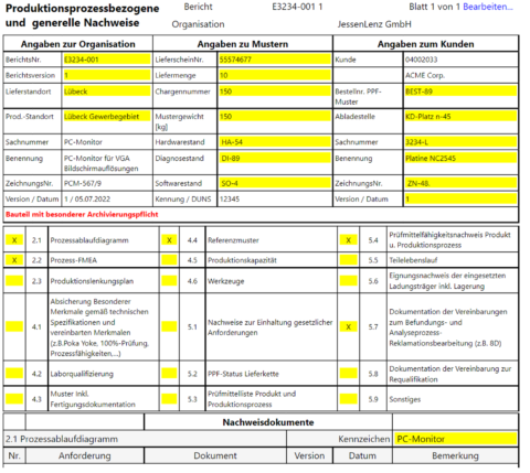 Erstmusterprüfbericht EMPB VDA-2-2020 angelehnt – PDAP ...