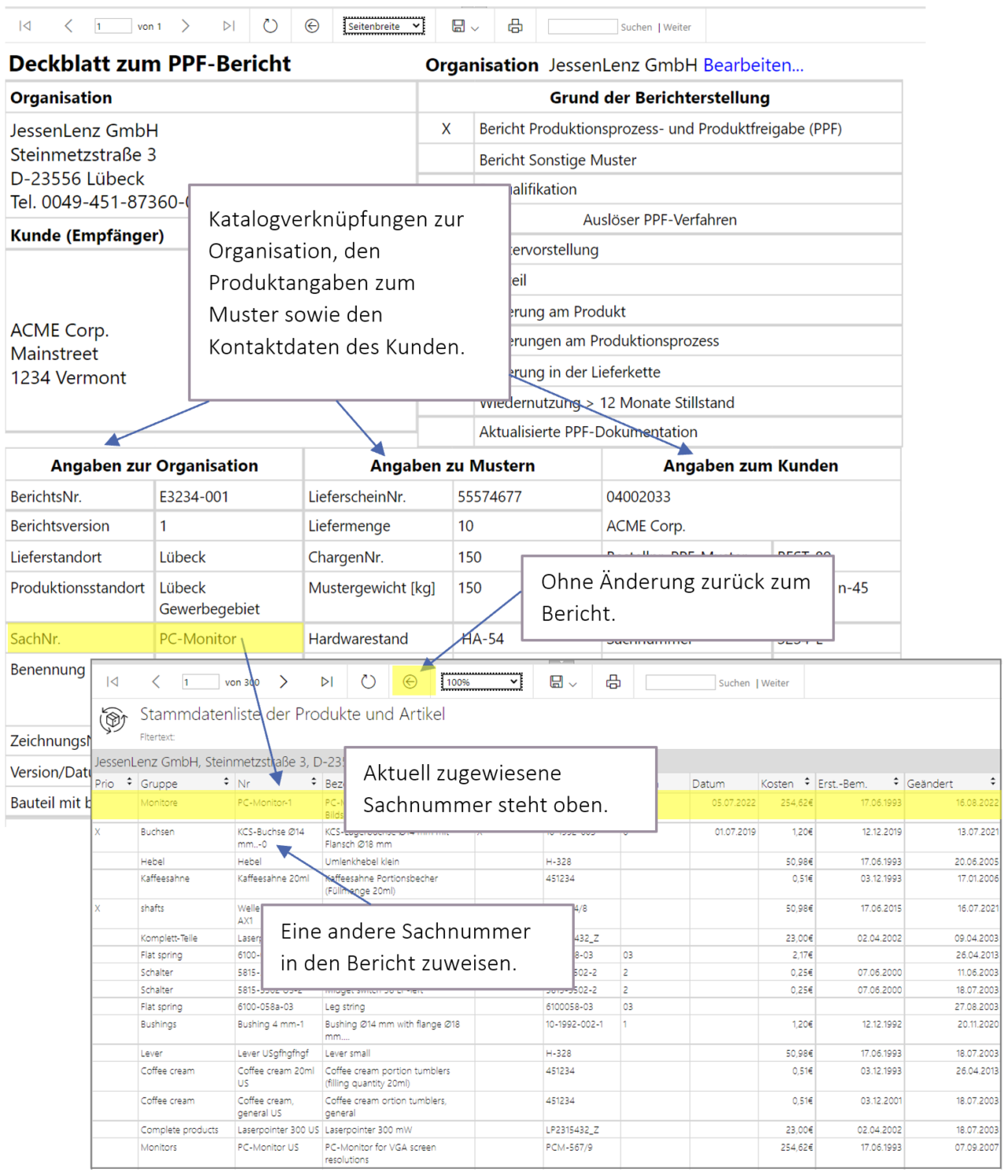 Erstmusterprüfbericht EMPB VDA-2-2020 angelehnt – PDAP ...
